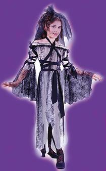 Girls Black Widow Bride